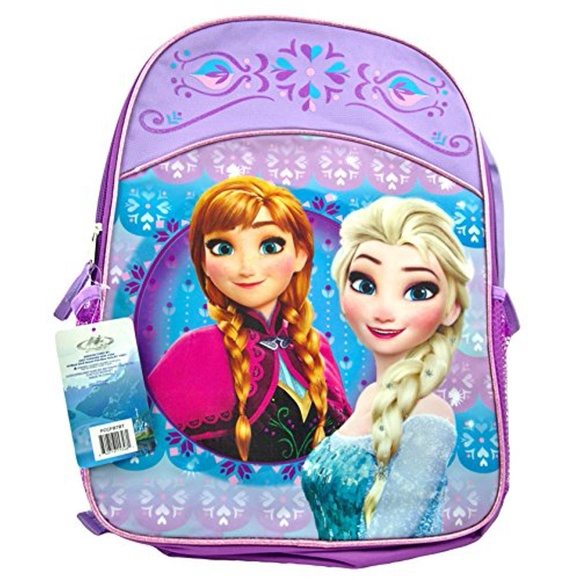 Disney | Accessories | Disney Frozen Double Shoulder Girls Backpack ...